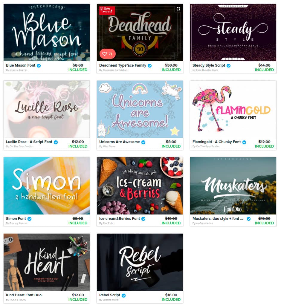 Mini Font Bundle - 21 Amazing Fonts for Graphic Designer | GraphicMule
